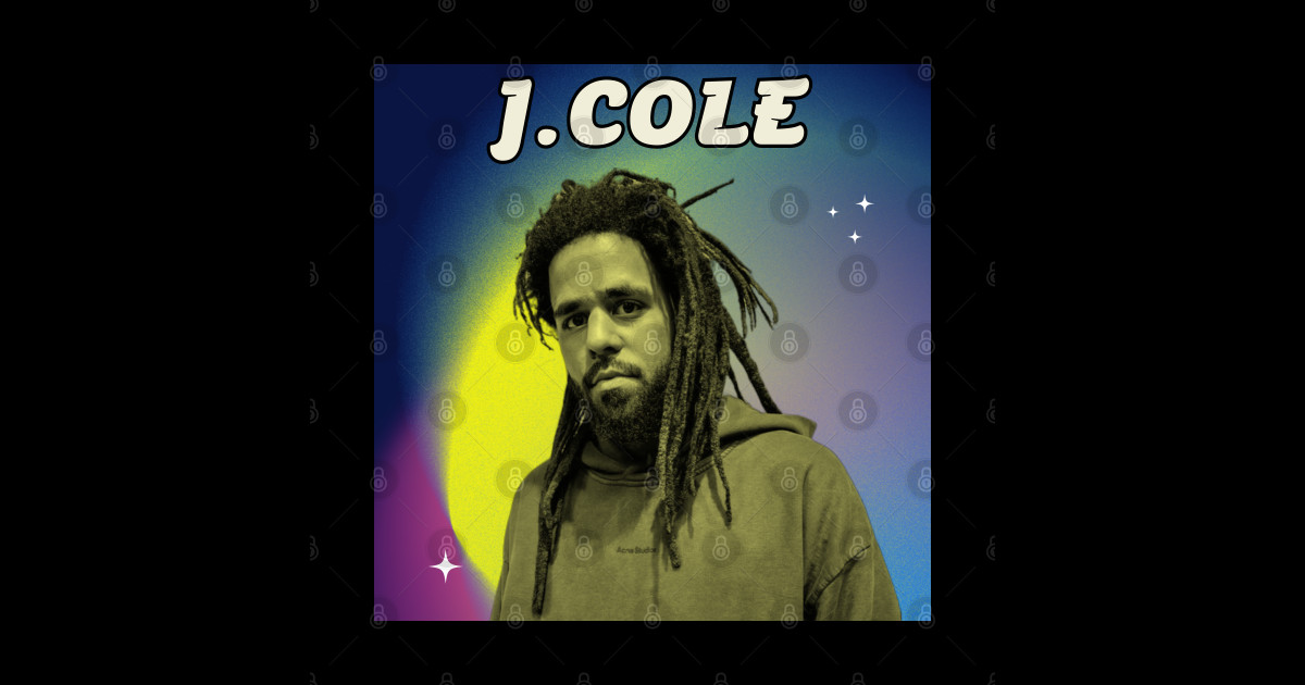 Retro Cole - J Cole - Sticker | TeePublic