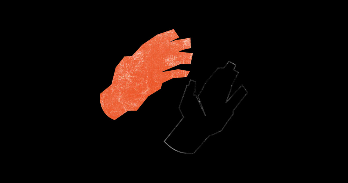 TWO HANDS - Hands - Sticker | TeePublic