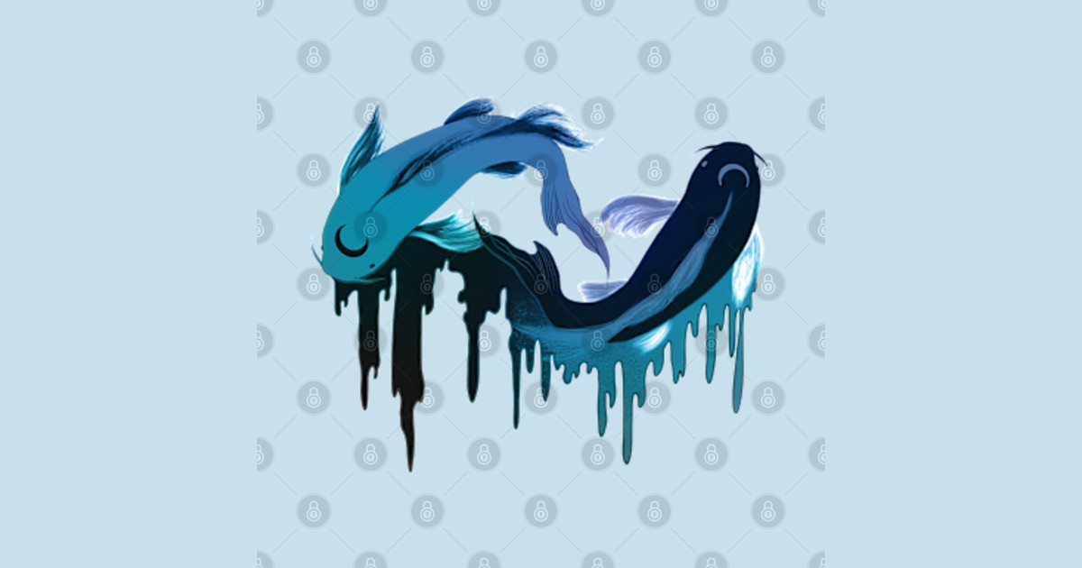 Infinity Koi Pisces - Koi Fish - Long Sleeve T-Shirt | TeePublic