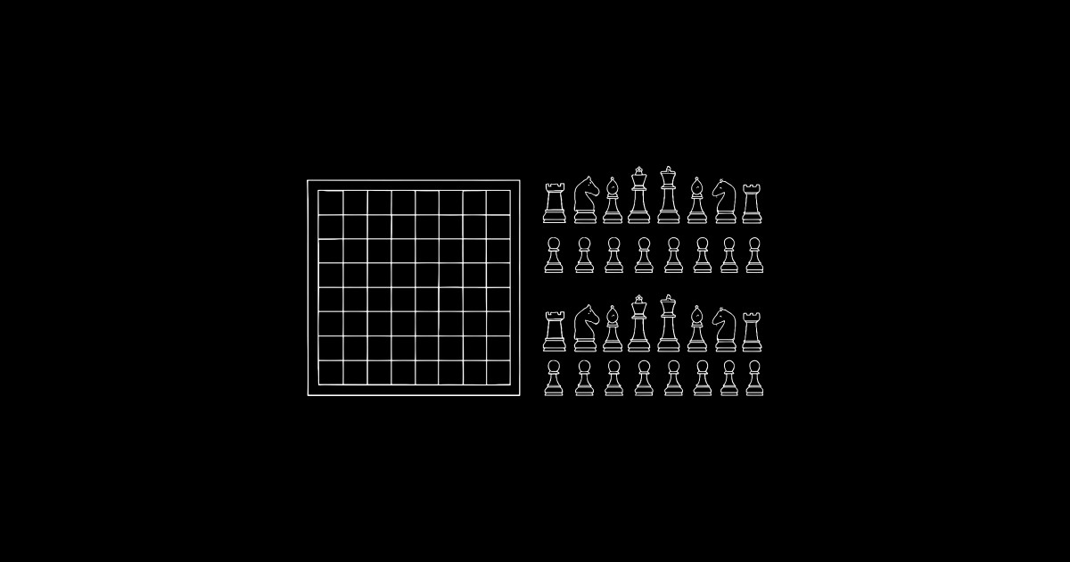 Chess blueprint design - Chessboard - Posters and Art Prints | TeePublic