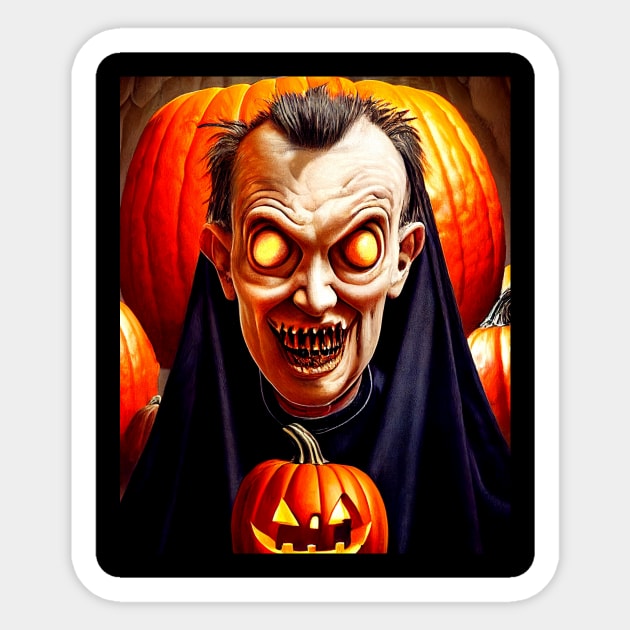 Evil Crazy Priest Halloween Design - Evil Crazy Priest Halloween Design ...
