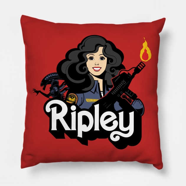 Ripley - Barbie - Pillow | TeePublic