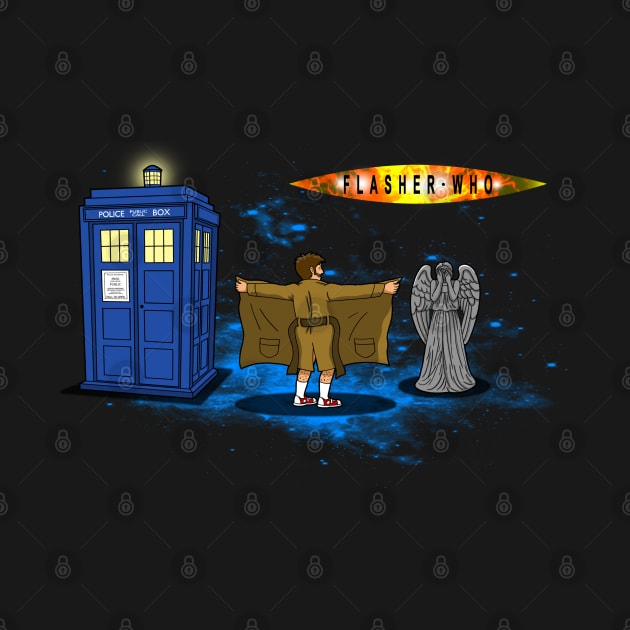 Funny Retro Naughty Scifi Doctor Flasher - Funny - T-Shirt | TeePublic