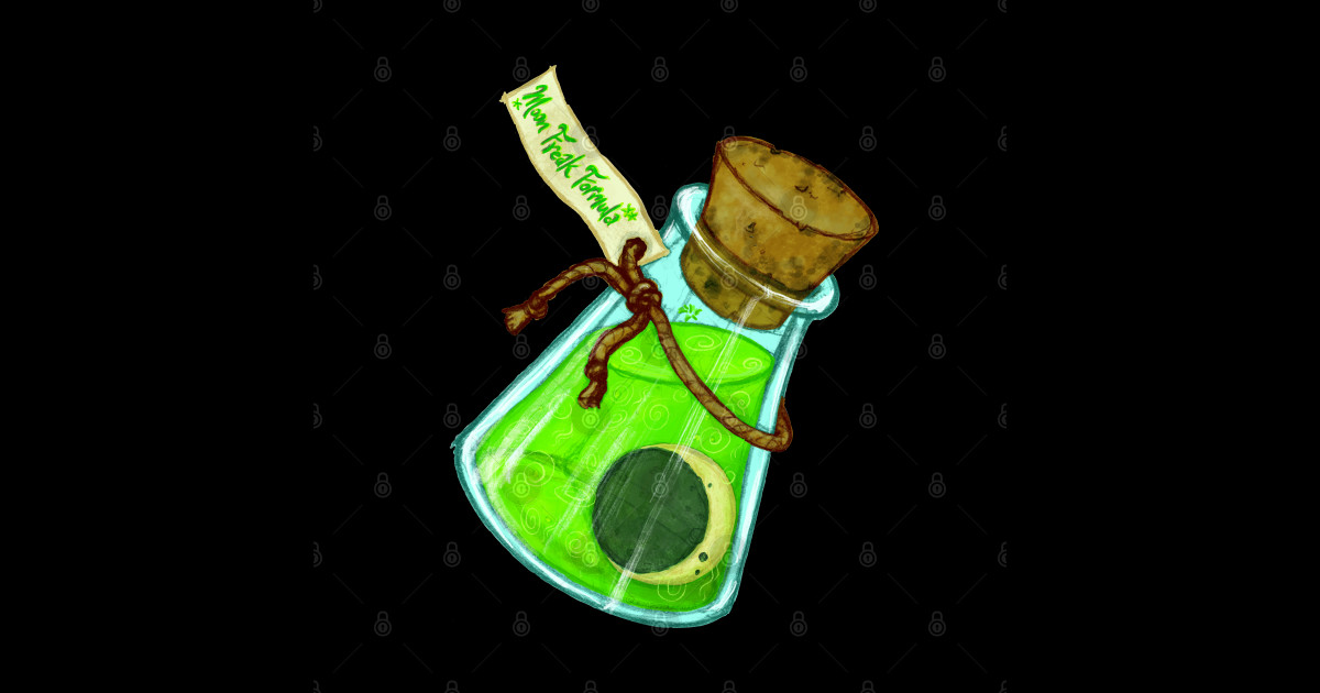Moon Freak Formula - Potion - Sticker | TeePublic