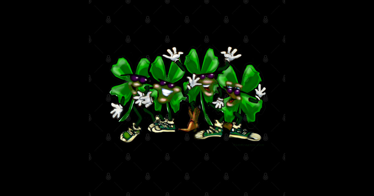 Shamrock Gang - Shamrock - Sticker | TeePublic