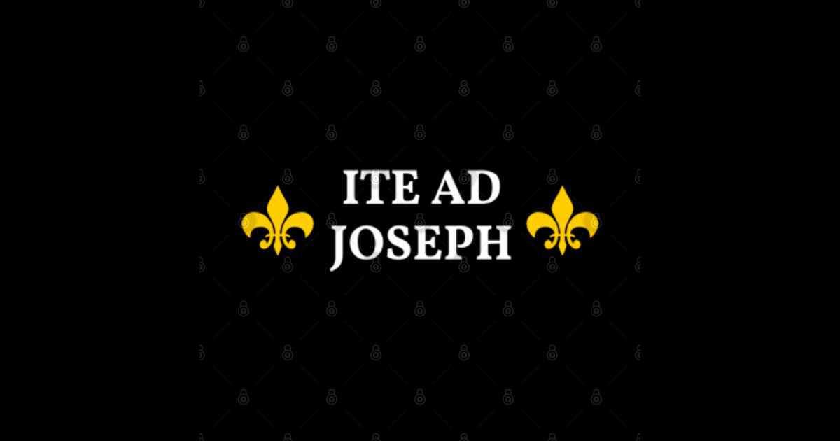Ite Ad Joseph Black Bkg - Ite Ad Joseph - Sticker | TeePublic