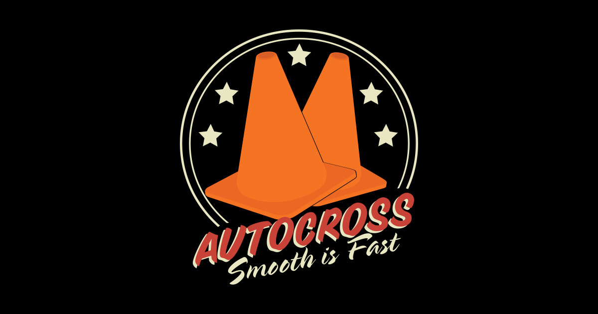 Smooth Is Fast - Autocross Racing - Sticker | TeePublic