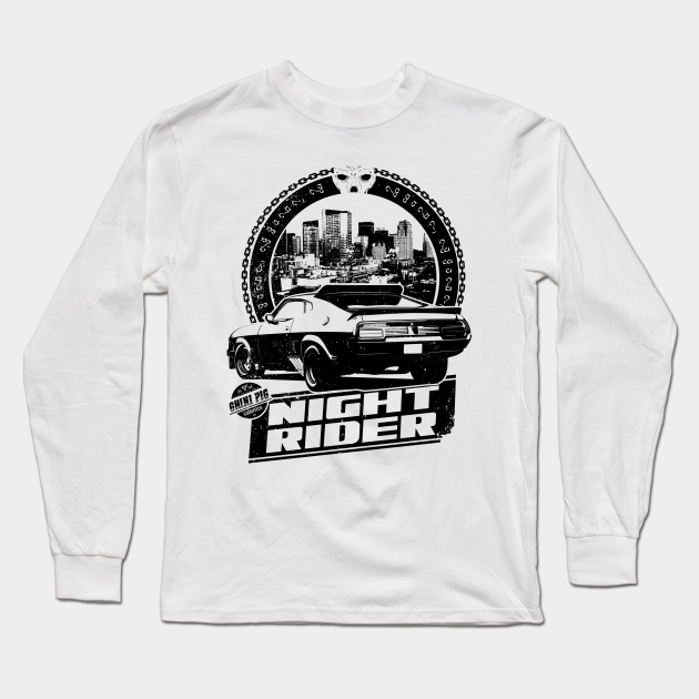 NIGHT RIDER (black) - Mad Max - Long Sleeve T-Shirt | TeePublic