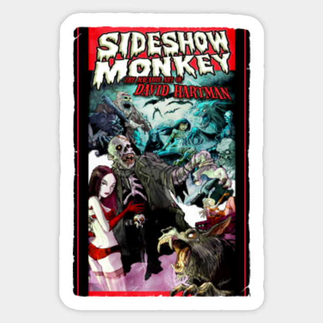 THE ART OF DAVID HARTMAN - David Hartman - Sticker | TeePublic