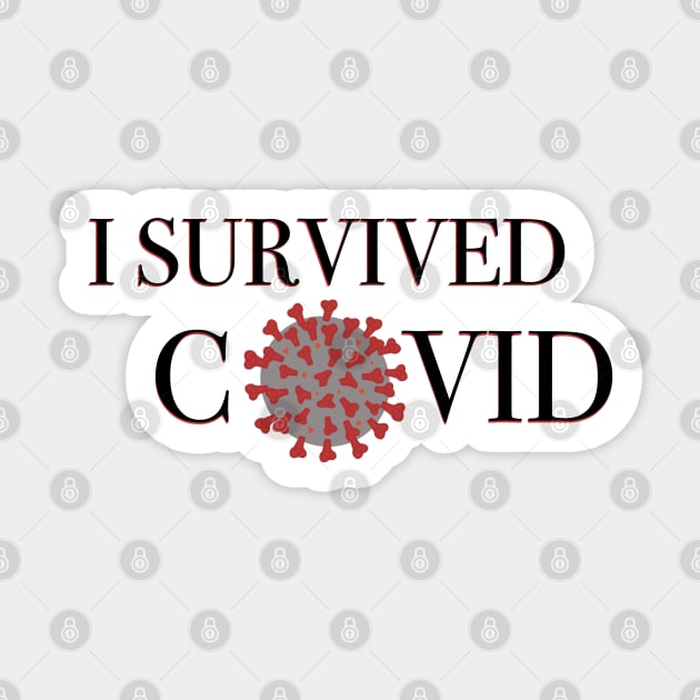 I survived covid - Morgan - Sticker | TeePublic