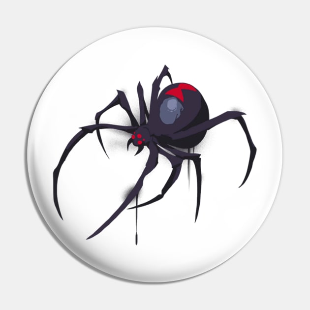 Widowmaker Black Widow - Widowmaker - Pin | TeePublic