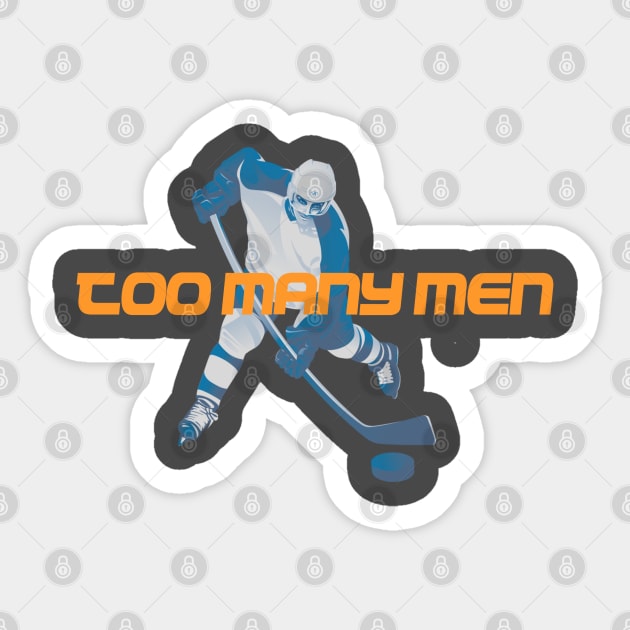 TOO MANY MEN - Too Many Tabs Open - Sticker | TeePublic