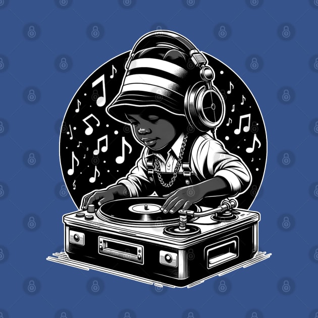 Hip Hop Young African American Boy DJ Turntable - Dj Turntable - T ...