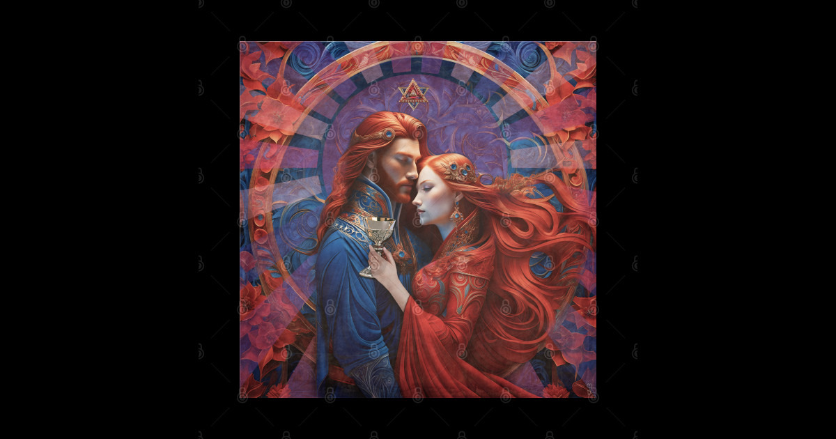 Hieros Gamos - The Sacred Marriage - The Great Rite - Sticker | TeePublic