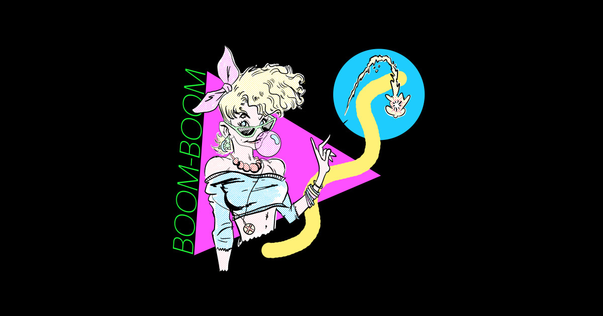 Boom-Boom (80s aesthetic) - Comic Books - Pin | TeePublic