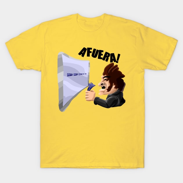 Javier Milei "AFUERA!" Meme - Javier Milei - T-Shirt | TeePublic