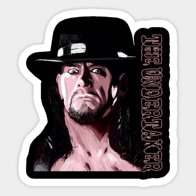 undertaker logo sticker