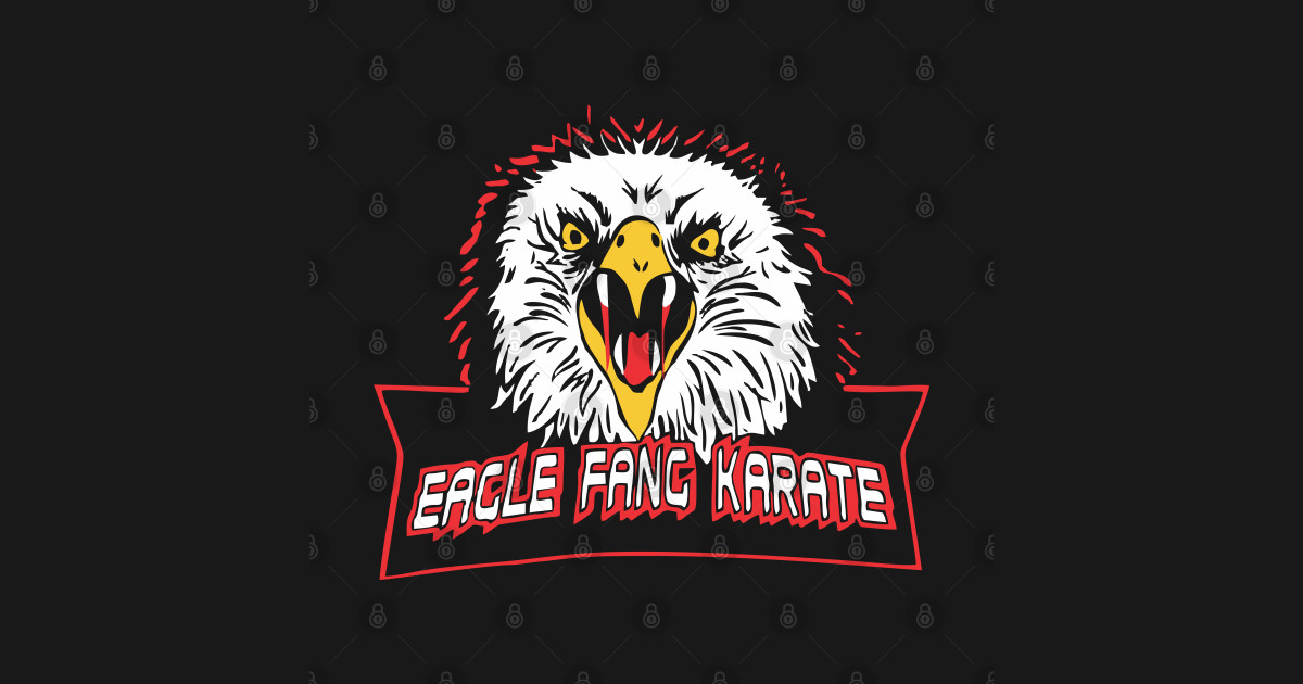Eagle Fang Logo - cobra kai - Eagle Fang Logo Cobra Kai - Magnet ...