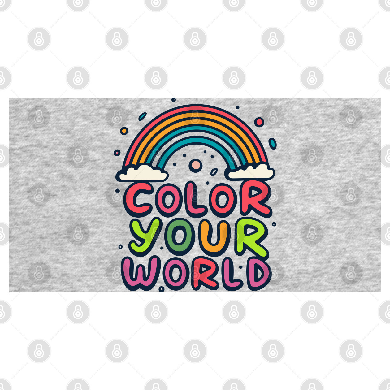 Color Your World - Colorful - T-Shirt | TeePublic