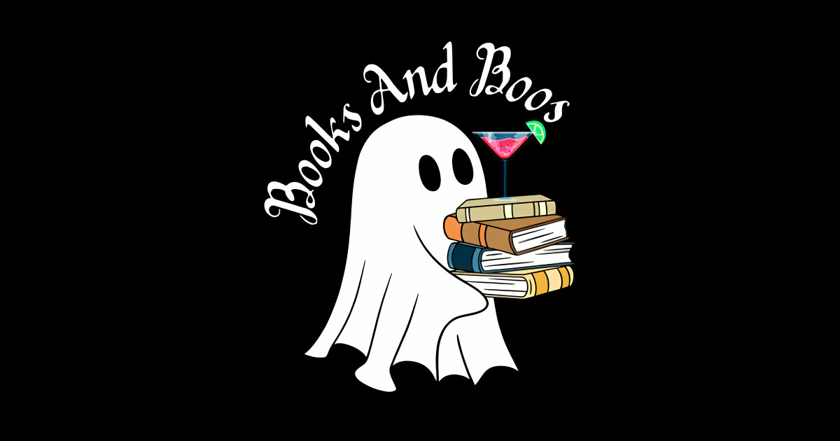 Books And Boos - Books - Sticker | TeePublic