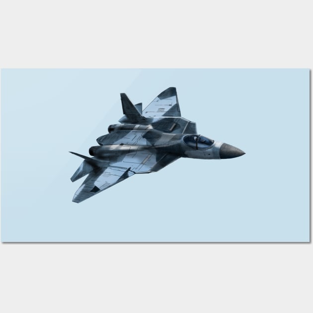Fighter Sukhoi Su-57 - Sibosssr - Posters and Art Prints | TeePublic