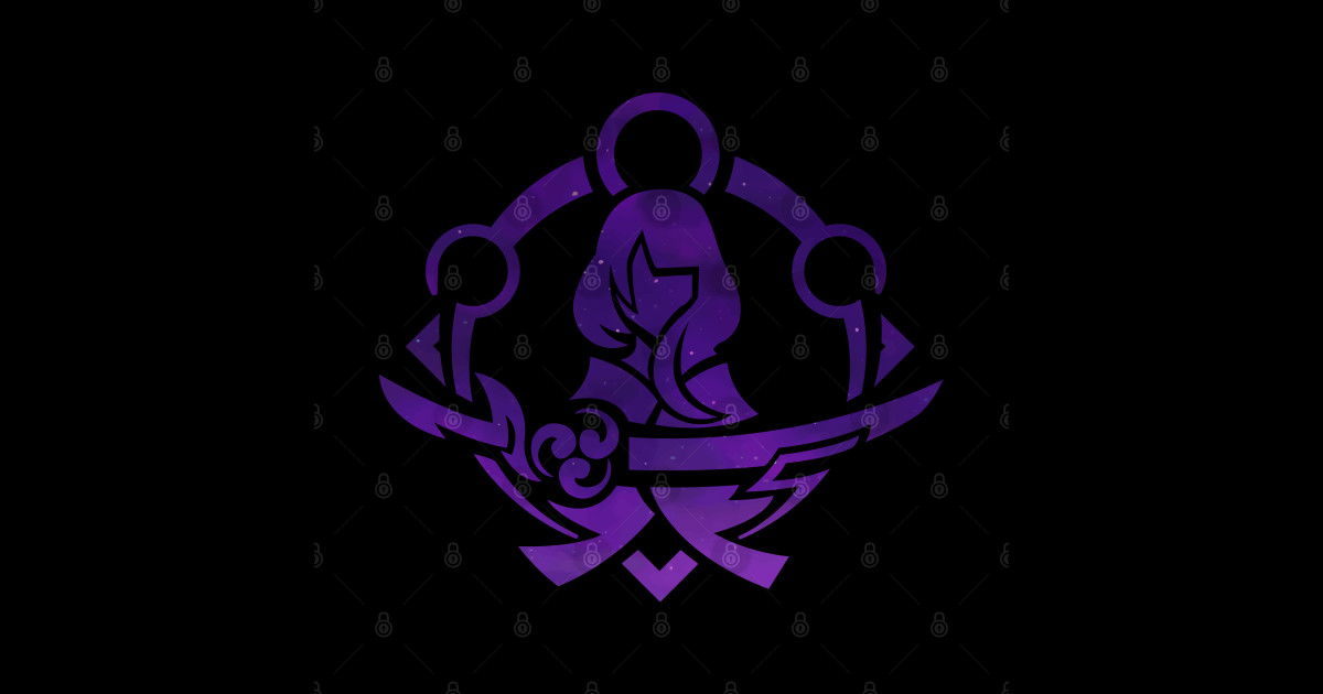 Genshin Impact Raiden Shogun Emblem - Constellation - Genshin Impact ...