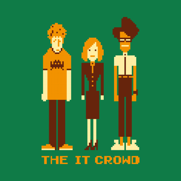 Retro Pixel - The IT Crowd - The It Crowd - T-Shirt | TeePublic