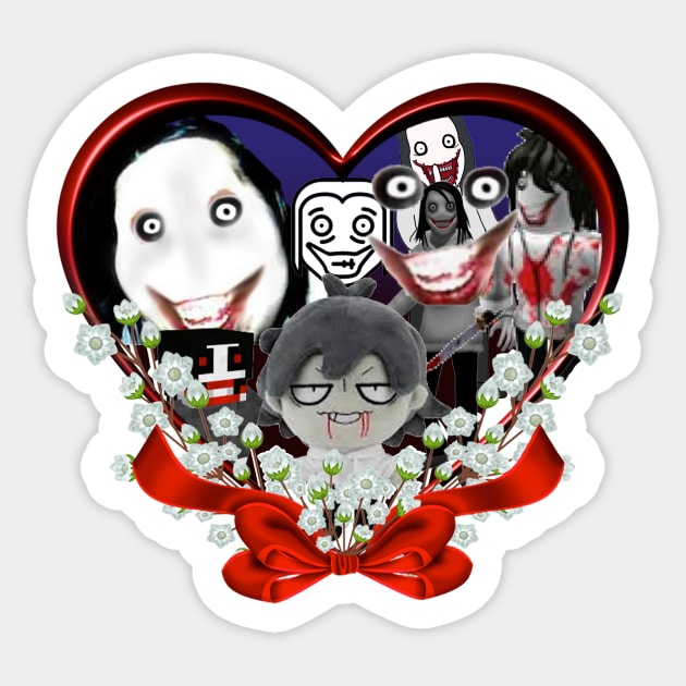 Jeff the killer - Jeff - Sticker | TeePublic