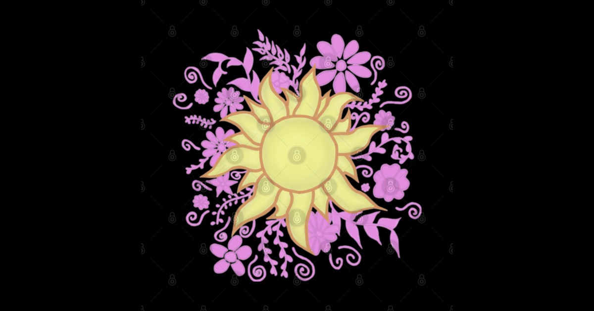 Rapunzel Tangled Sticker Teepublic