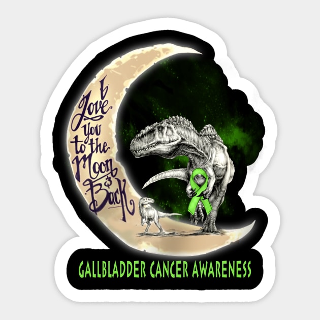 gallbladder cancer dinosaur - Gallbladder Cancer Awareness - Sticker ...