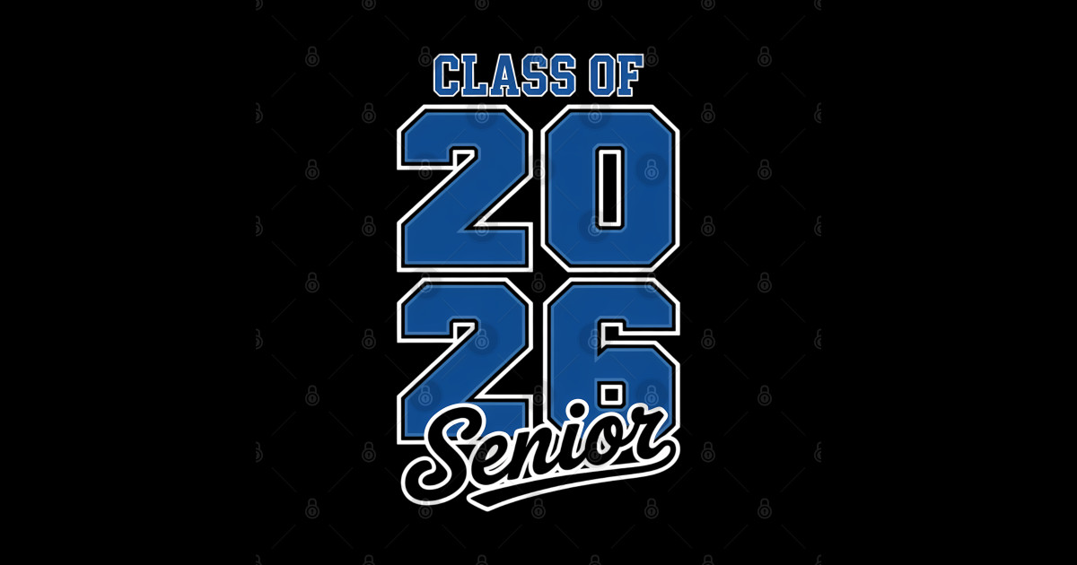 Class of 2026 Senior Cute 2026 Graduation School - Class Of 2026 Senior ...