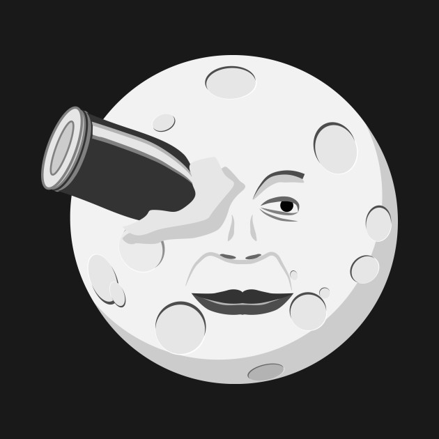 George Melies a Trip to the Moon - A Trip To The Moon - T-Shirt | TeePublic