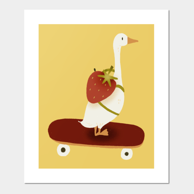 Cottagecore goose - Goose - Posters and Art Prints | TeePublic