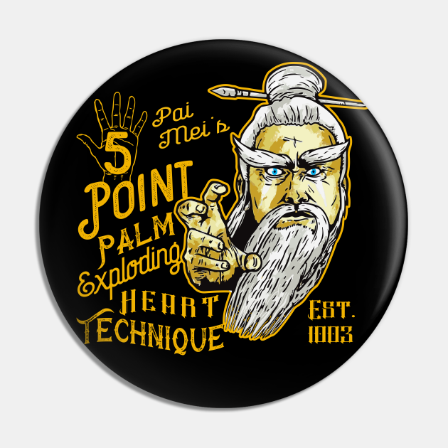 Pai Mei 5 Point Palm Exploding Heart technique - Pai Mei Kung Fu Master ...