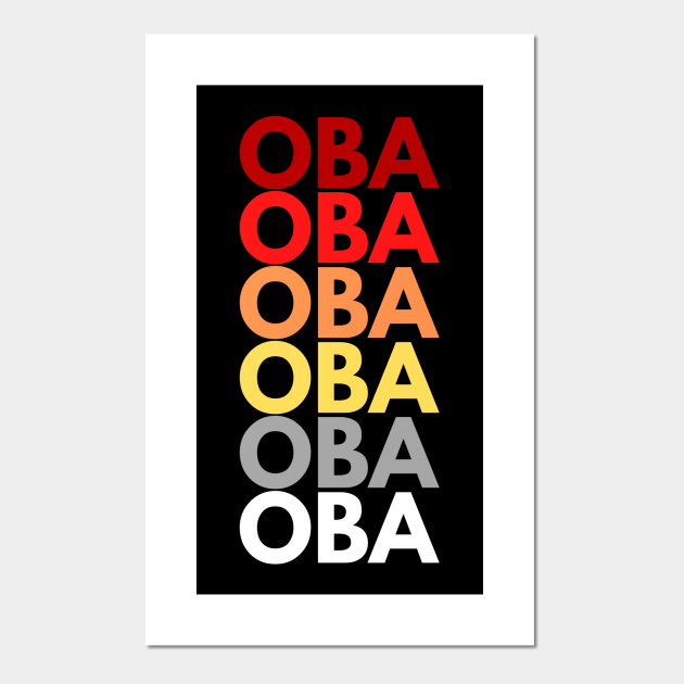 Colorful Oba in Japanese Aunt in Japanese Oba - Oba - Posters and Art ...