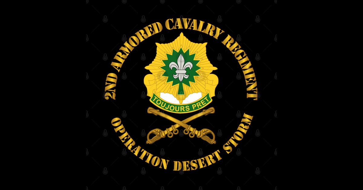 2nd Armored Cavalry Regiment DUI - Operation Desert Storm - Acr ...