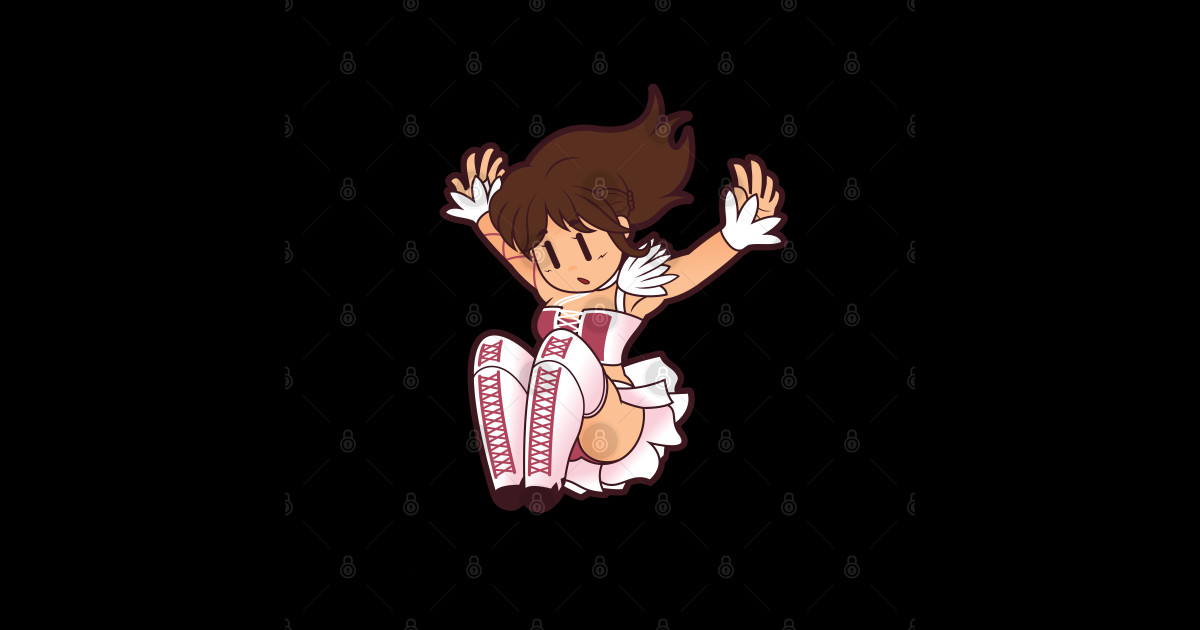 Diving Double Foot Stomp Princess - Wrestling - Sticker | TeePublic