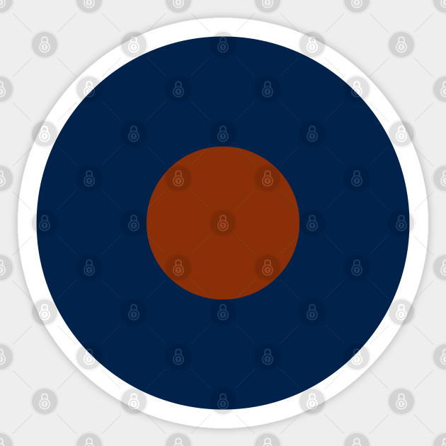 RAF Roundel Type B (Dull Colours) - World War 2 - Sticker | TeePublic