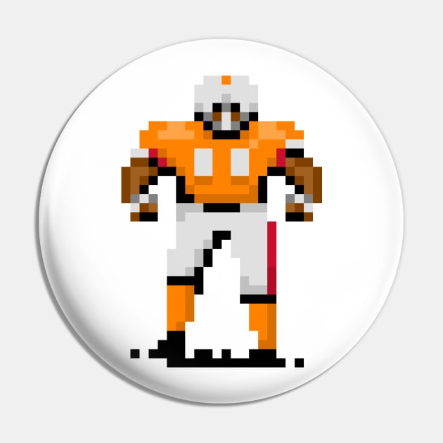 16-Bit Football - Tampa Bay (Throwbacks) - Retro - Pin | TeePublic
