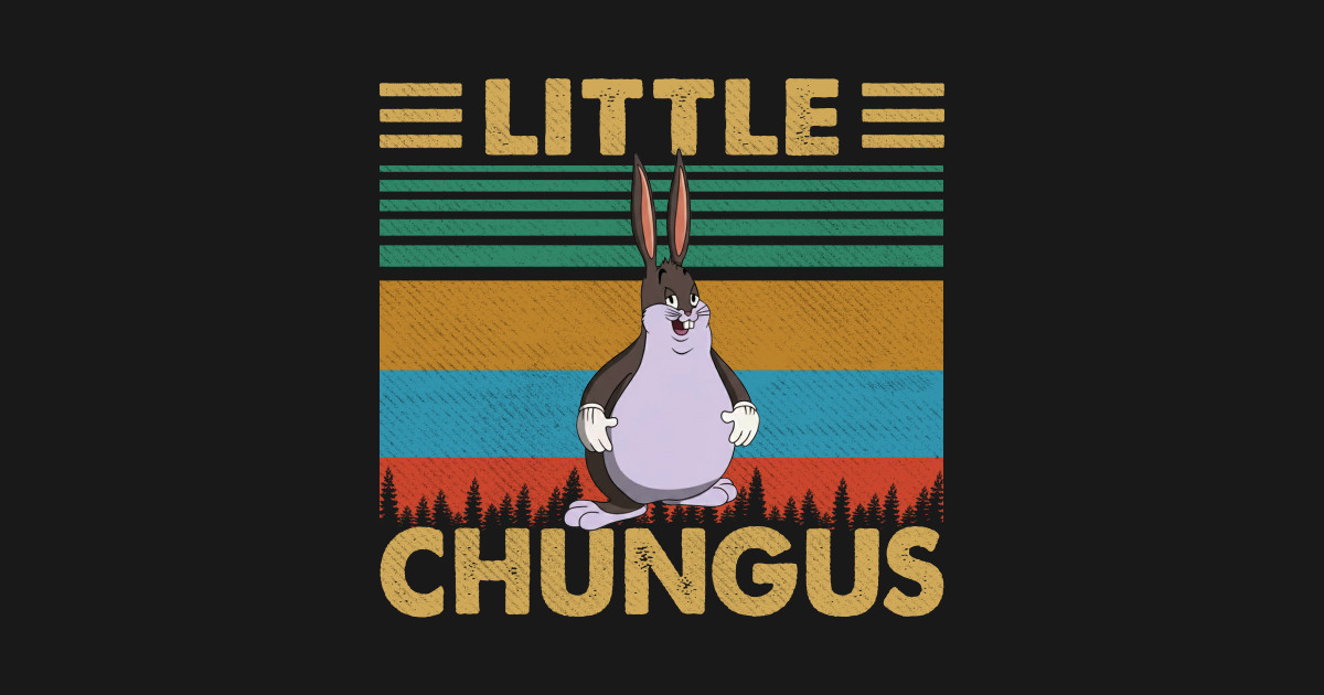 Little Chungus Funny Internet Meme Slogan - Meme - T-Shirt | TeePublic