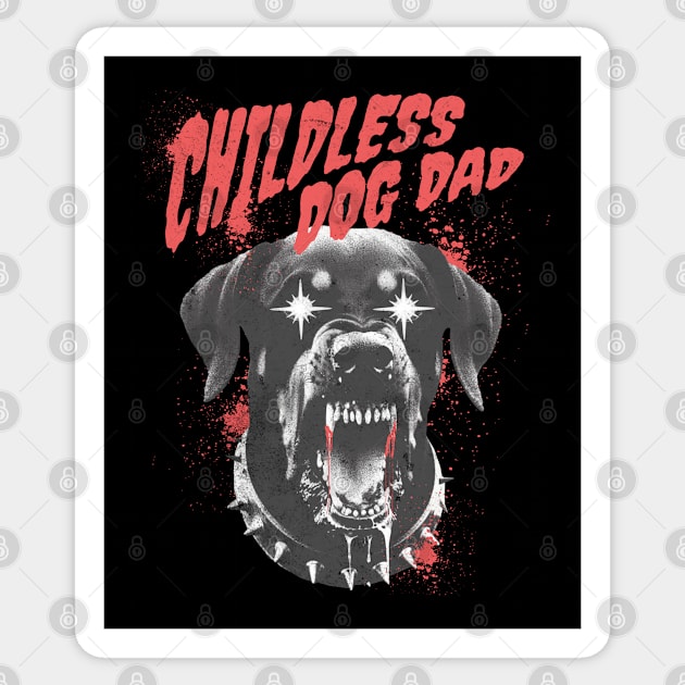 Childless Dog Dad Dog Daddies for Kamala Harris Punk Rottweiler ...