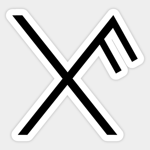 Good Luck Rune - Good Luck Rune - Sticker | TeePublic