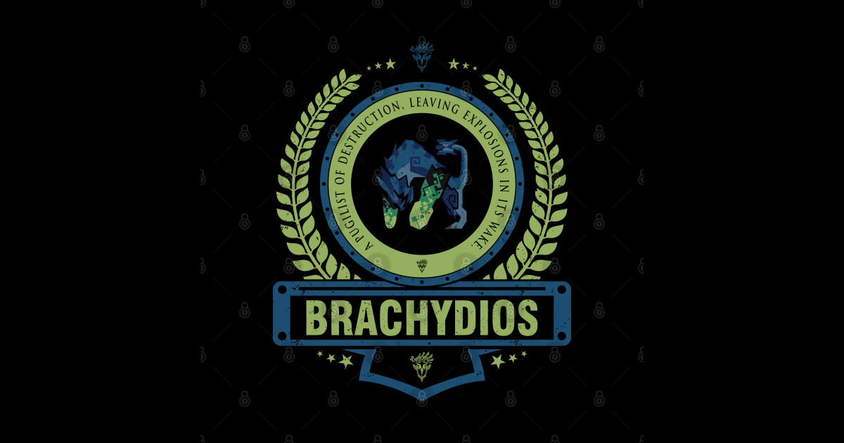 BRACHYDIOS - SHIELD - Monster Hunter - Sticker | TeePublic