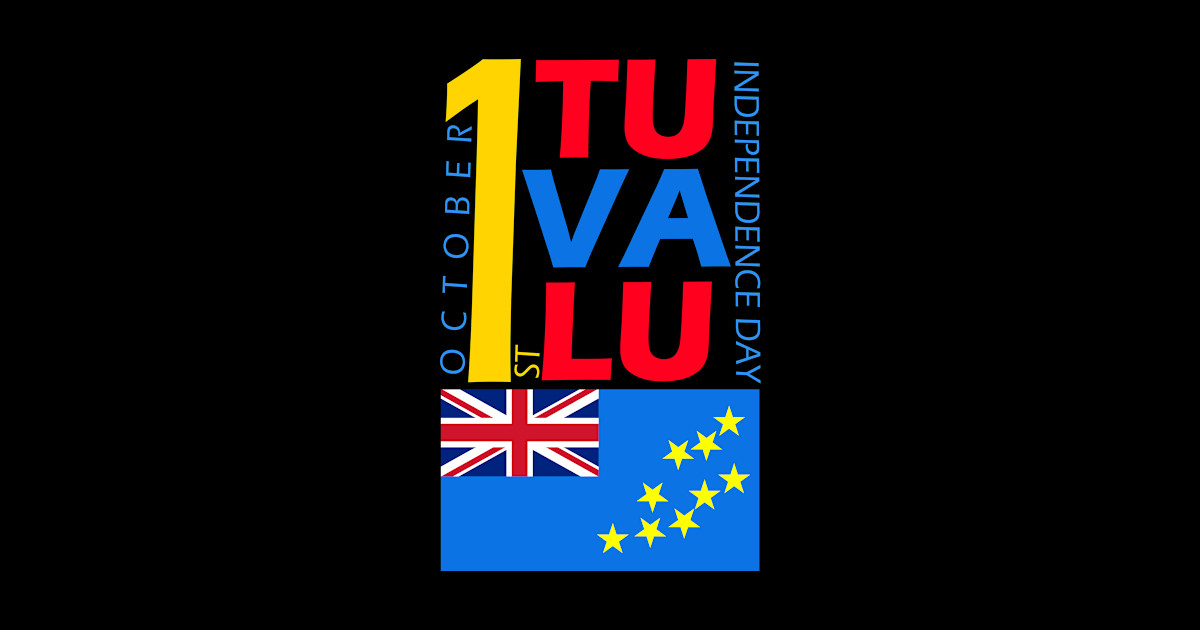 Tuvalu Independence Day - Tuvalu Independence Day - Sticker | TeePublic