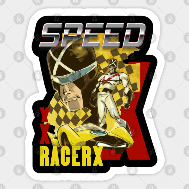 racer x speed racer retro - Racer X - Sticker | TeePublic