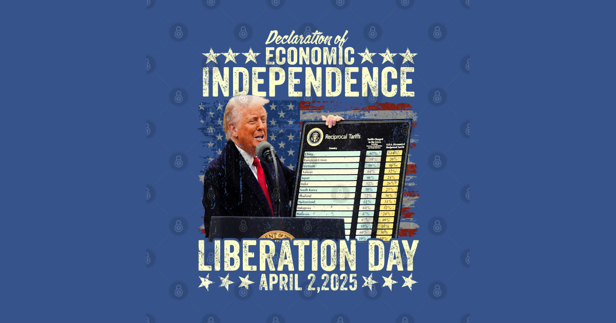 Trump Tariff Chart Declaration of Economic Independence 2025 - Trump ...