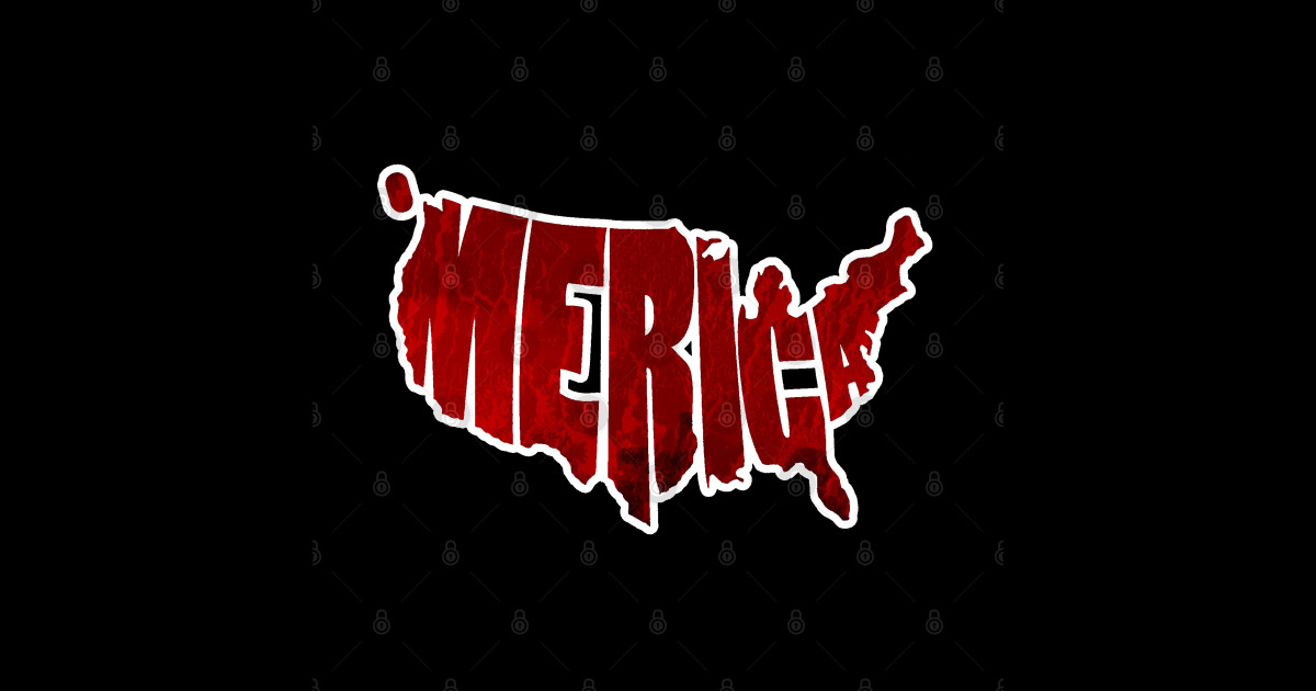 MERICA - Captain America - Sticker | TeePublic