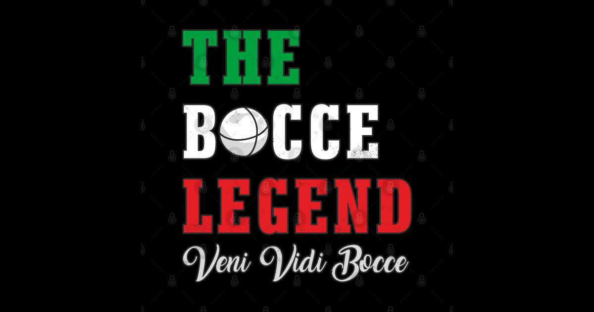 Bocce The Bocce Legend Bocce Player - Bocce - Sticker | TeePublic