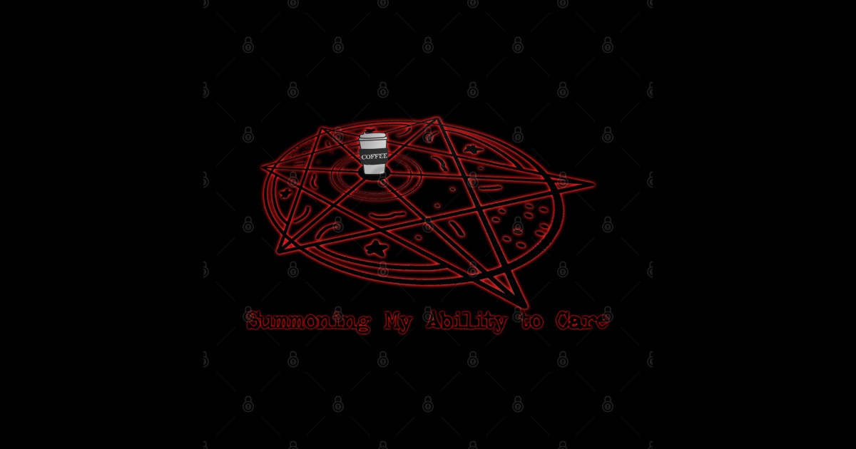 Summoning Coffee - Coffee Lover Gift - Posters and Art Prints | TeePublic