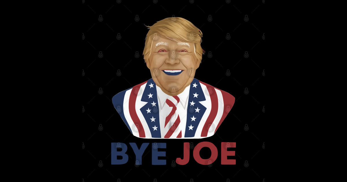 Bye Joe 2024 American Flag Presidential Election Funny Sayin - Bye Joe ...